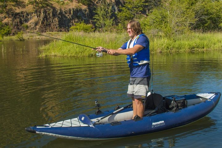 Descubrir la pesca en kayak Hinchable - Guía kayak